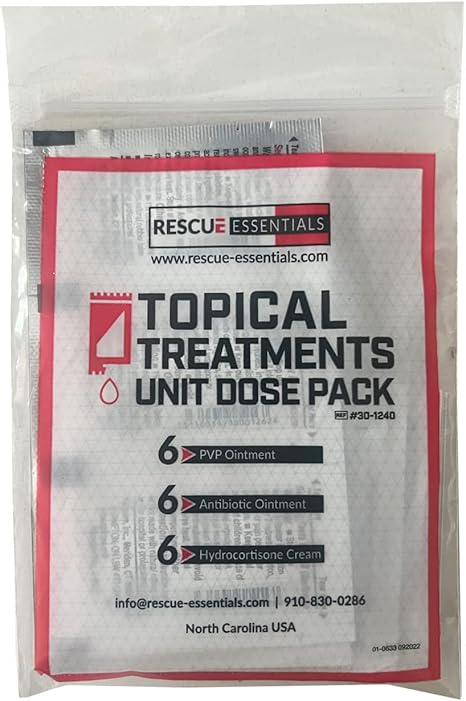 Amazon.com: Rescue Essentials Topical Treatments Unit DOSE Pack ...