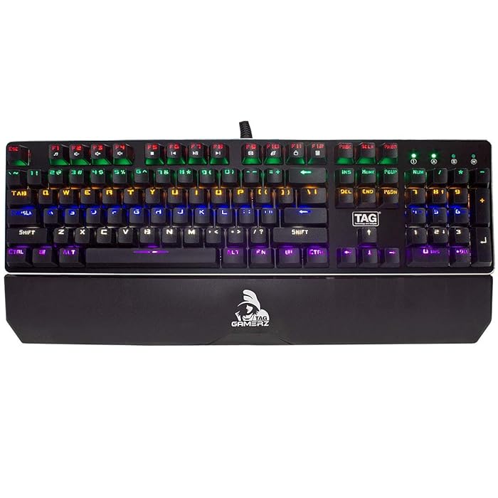 Buy TAG GAMERZ Gaming Mechanical Devastator Keyboard with Blue OUTEMU ...