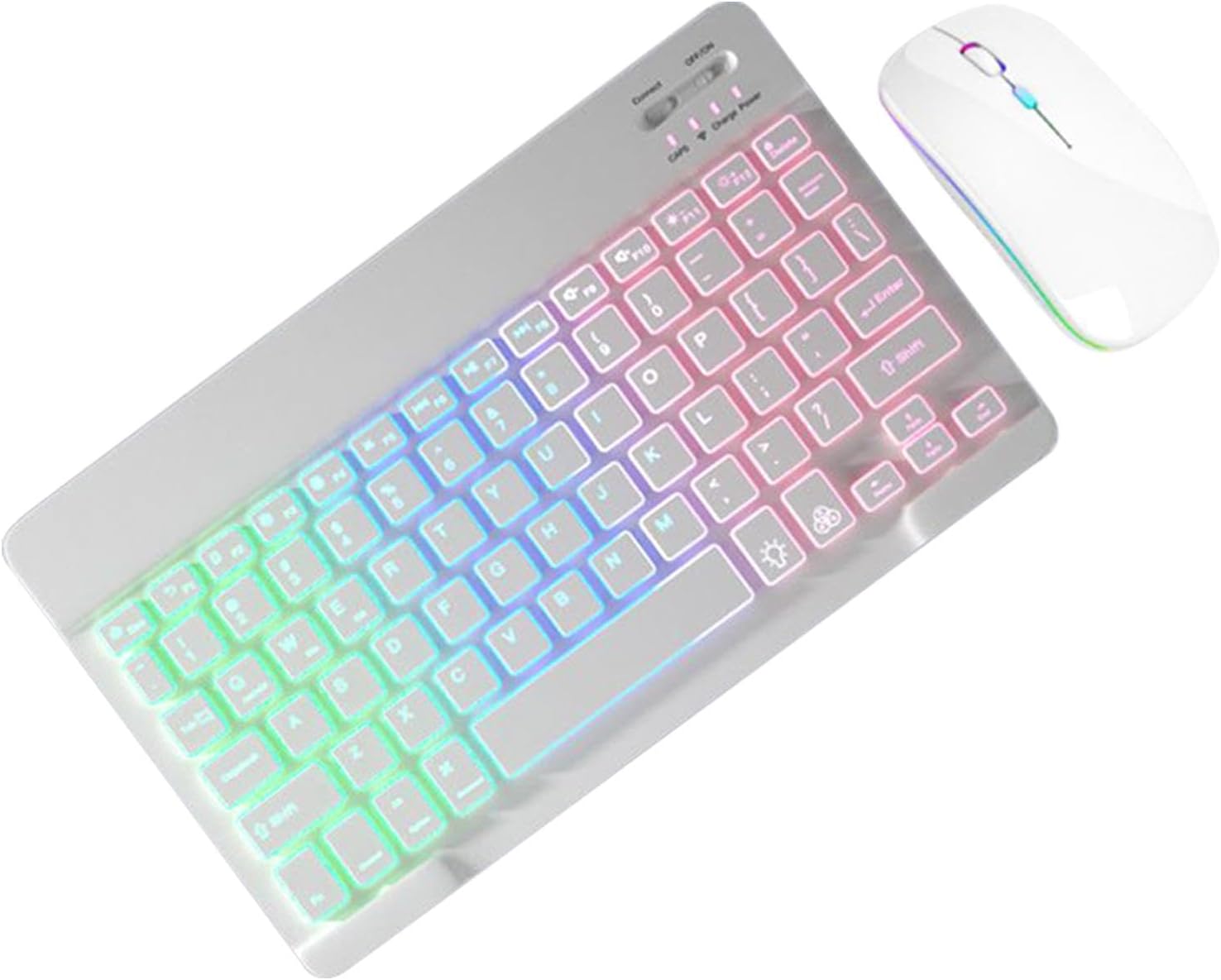 Teclado LED ultrafino - Slim Sleek LED Keyboard Set - Keyboard LED ...