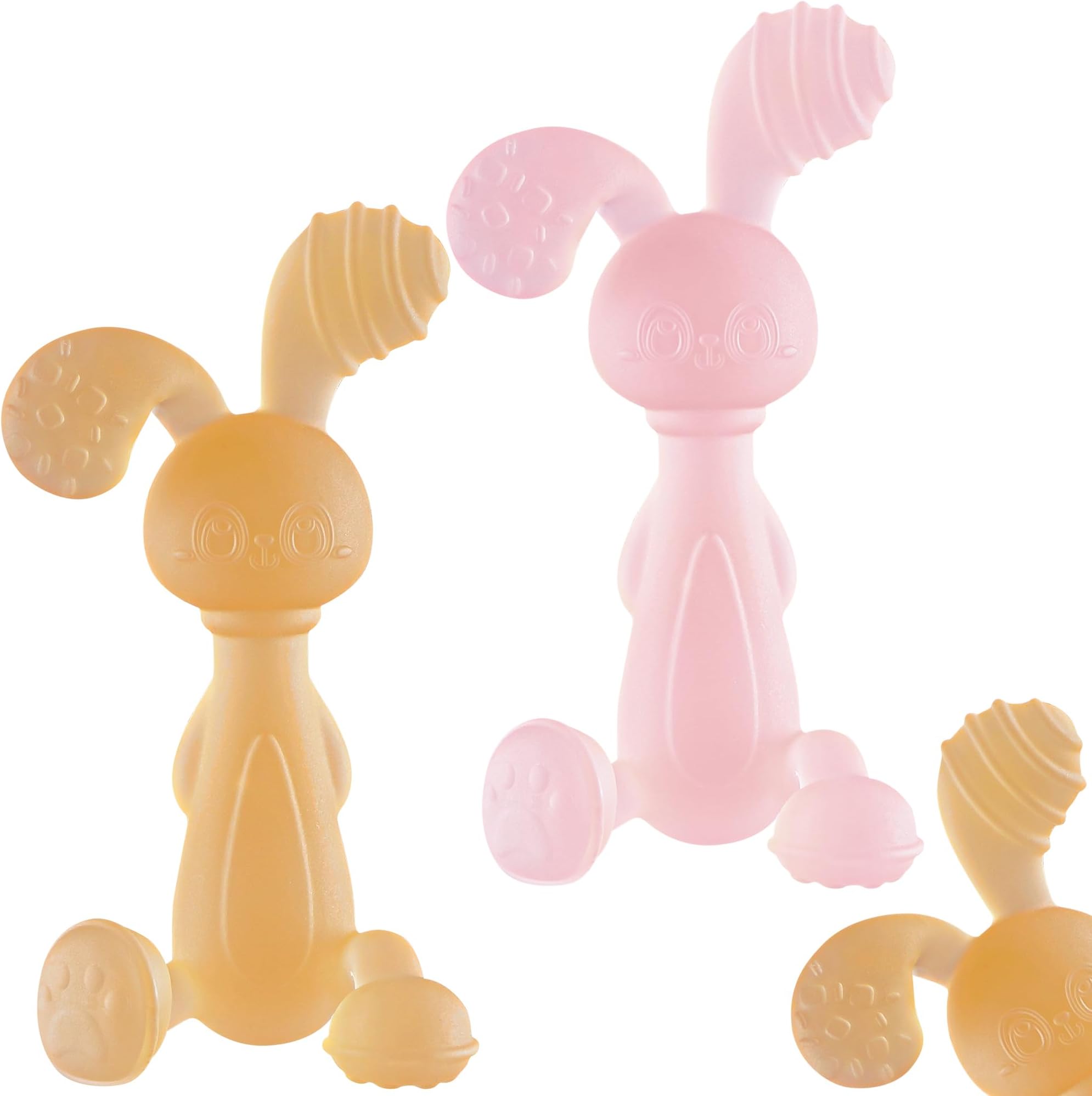 Amazon.com : HABA Chomp Champ Bunny Teether - with Crinkle Ears and ...