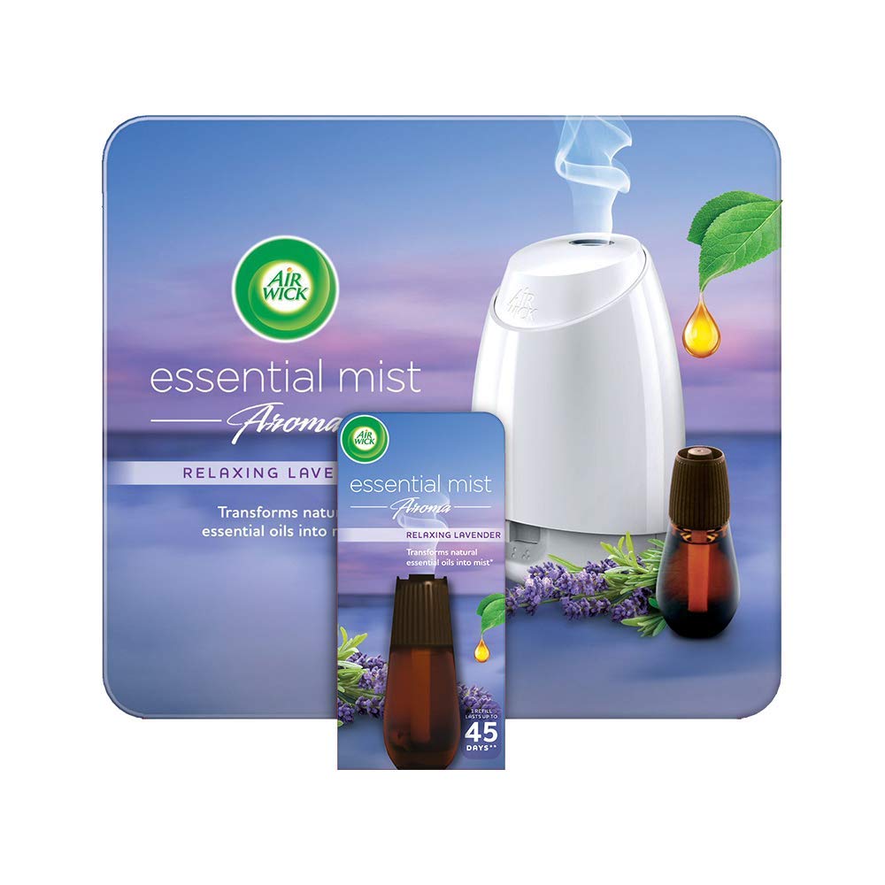 Airwick Essential Mist Automatic Fragrance Mist Diffuser Kit [Machine ...