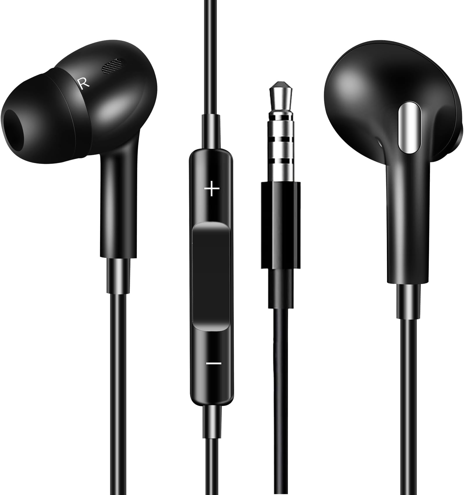 Amazon.com: Skullcandy Riff Wired On-Ear Headphones – Black ...