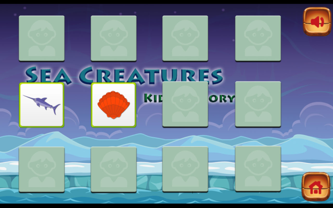 Kids Memory Game - Sea Creatures - App on the Amazon Appstore