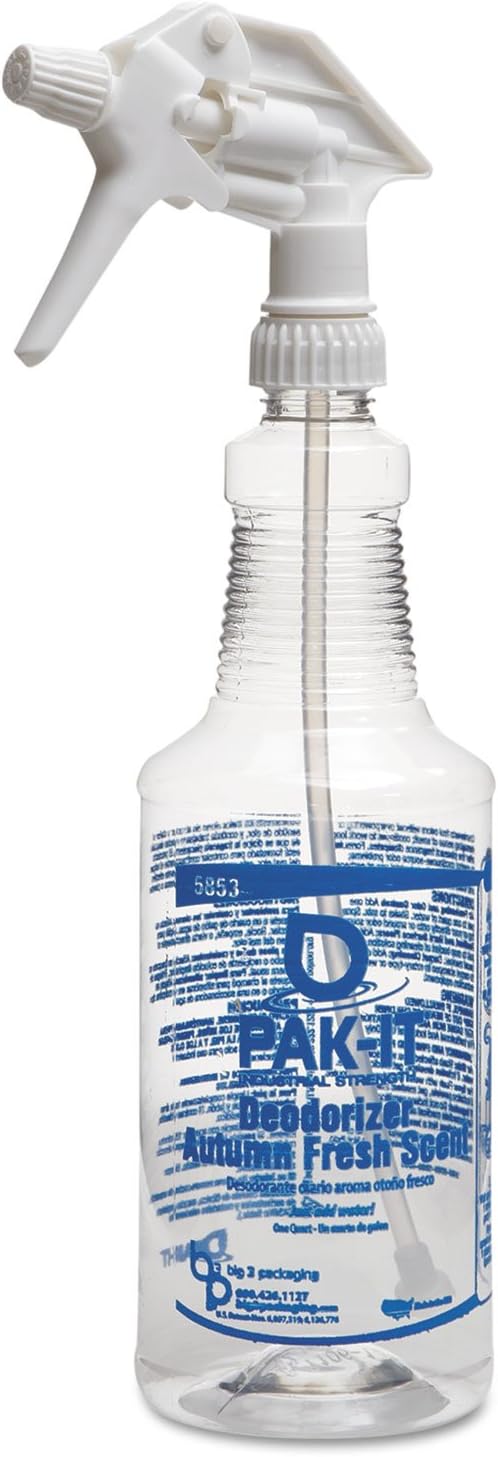Amazon.com: PAK-IT 585320004012 Color-Coded Trigger-Spray Bottle, 32 oz ...