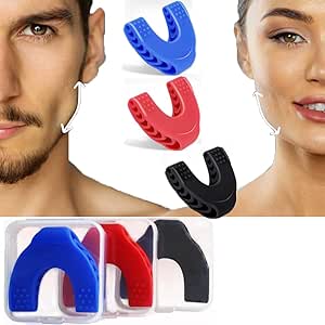 Amazon.com: Jaw Exerciser, 3 PCS Jaw line strengthener for Men Women ...