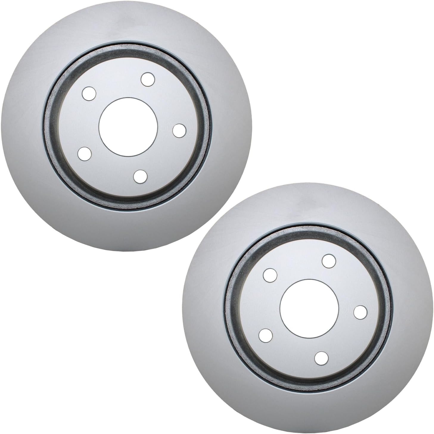 Amazon.com: Bison Performance Pair Set of 2 Front Coated 332mm Vented ...