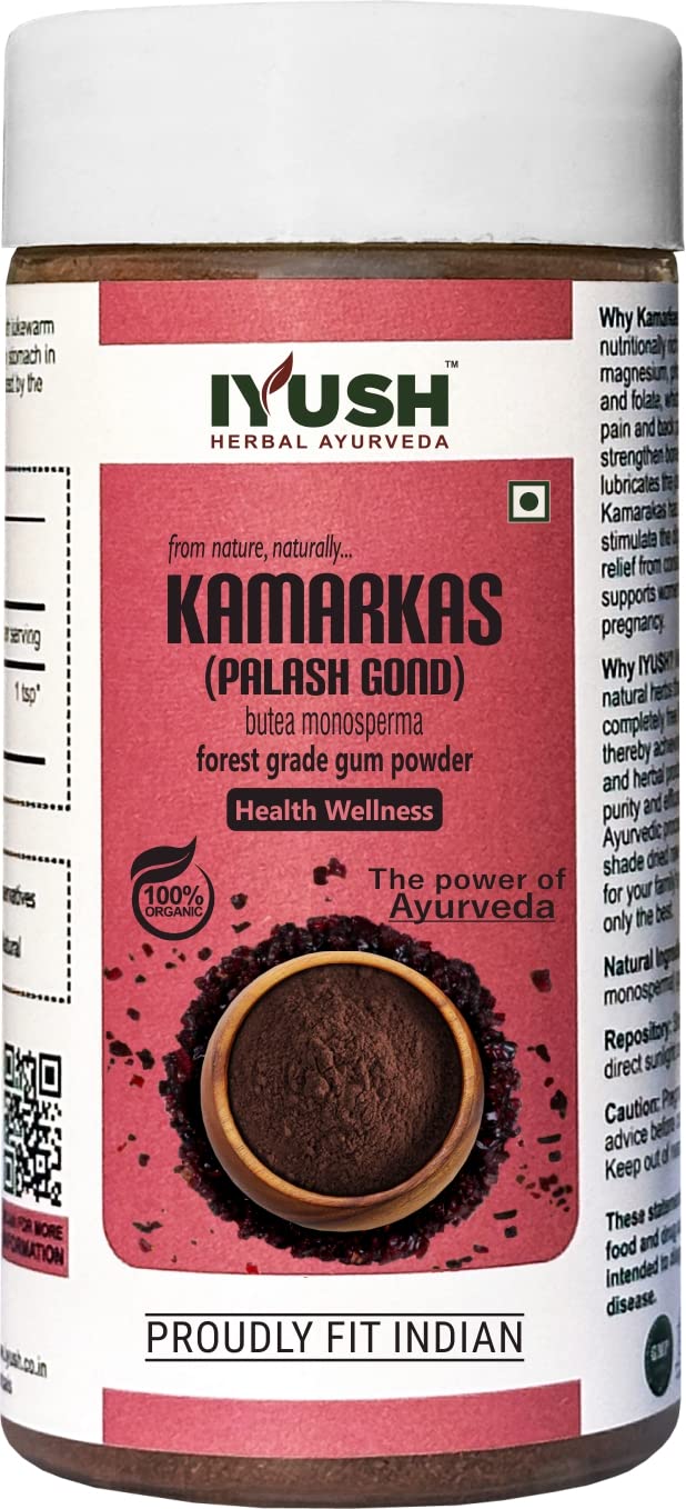 IYUSH Herbal Ayurveda Kamarkas Powder – 250gm | Kamarkas Gondh ...