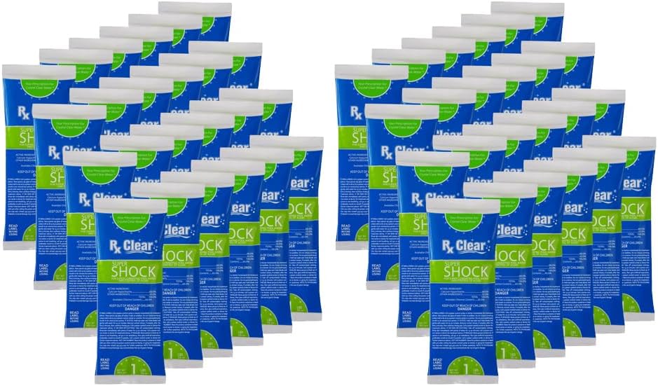 Amazon.com : Rx Clear Super Shock for Swimming Pools | Chlorinator and ...