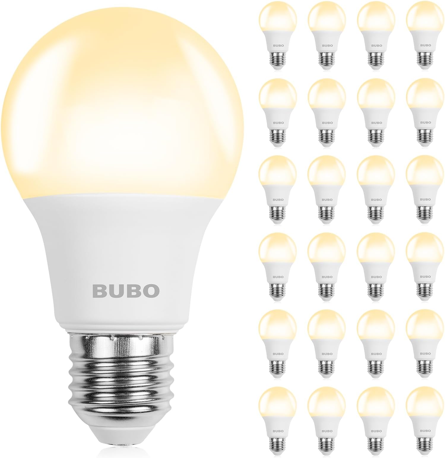 BUBO A19 LED Light Bulbs, 40 Watt Equivalent LED Bulbs, Soft White ...