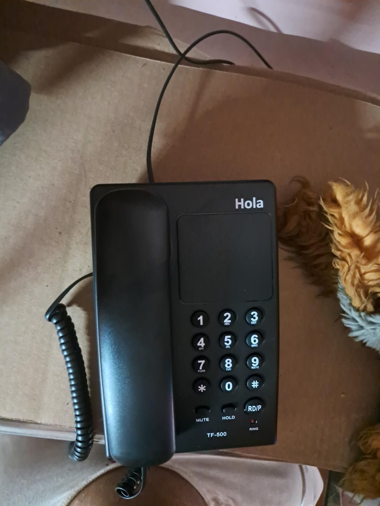 Hola ! TF-500 Basic Corded Landline Phone for intercom and EPABX Desk ...