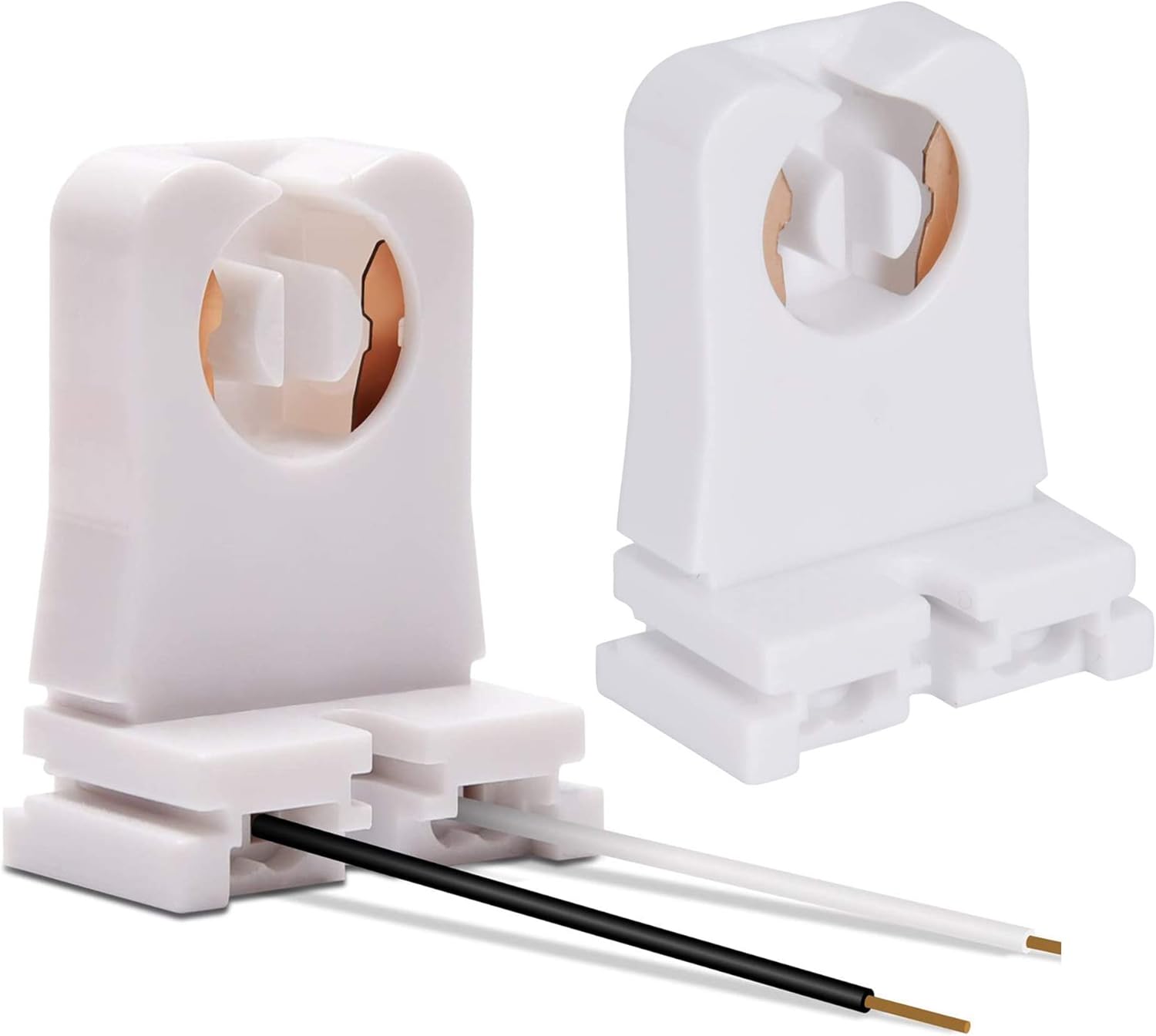 Non-shunted Turn Type T8 Lamp Holder JACKYLED 50-Pack UL Socket ...