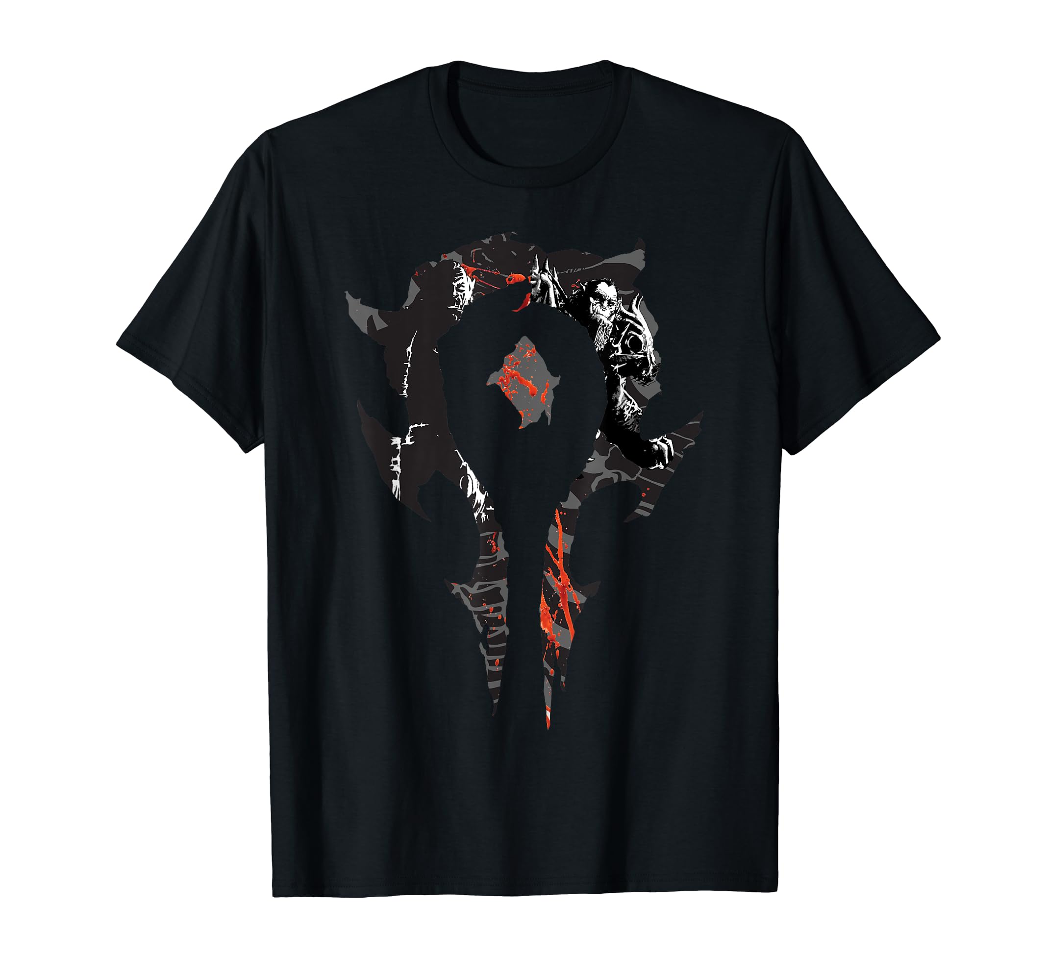 Snapklik.com : Gaming Logo Horde Compilation Crest Fierce Gamer T-Shirt