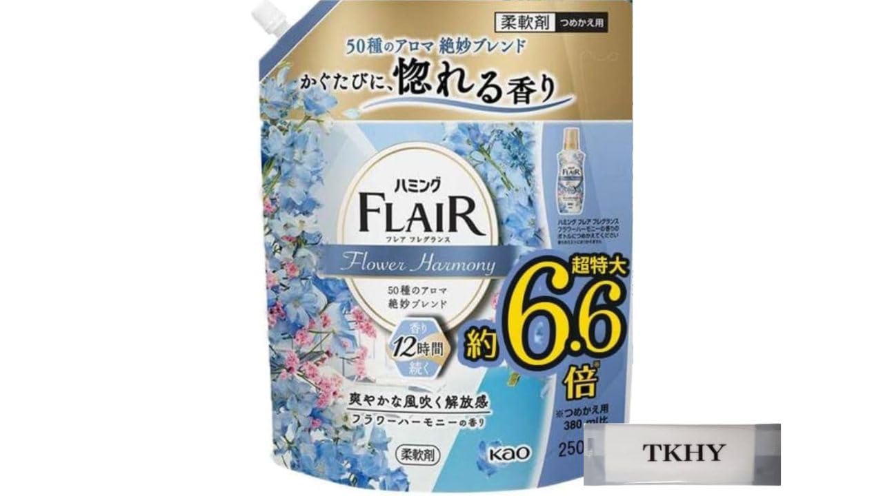 Amazon | ハミングフレアの香り フラワーハーモニーの香り つめかえ用 2500ml 企画品 | TKHY | 液体柔軟剤