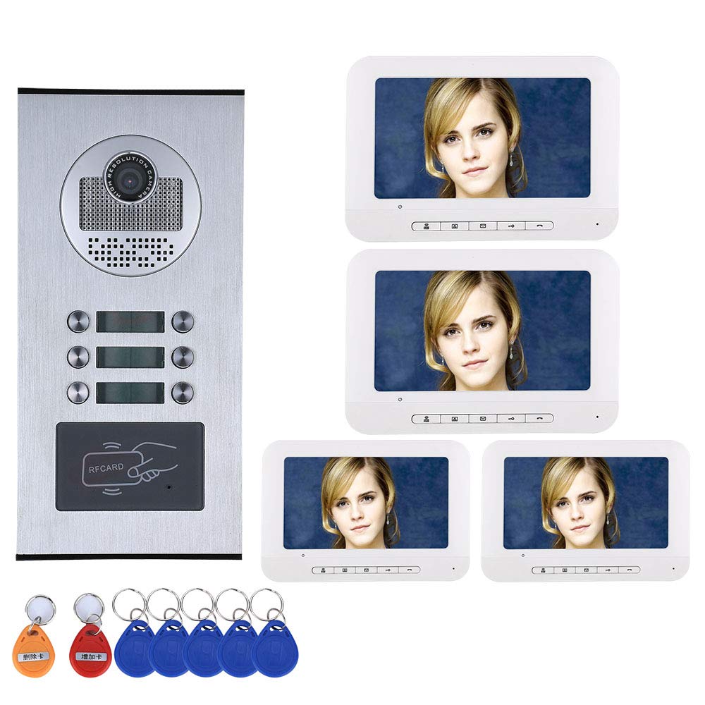 Intercom Apartment Family Video Door Phone System Rfid Ir Cut ...