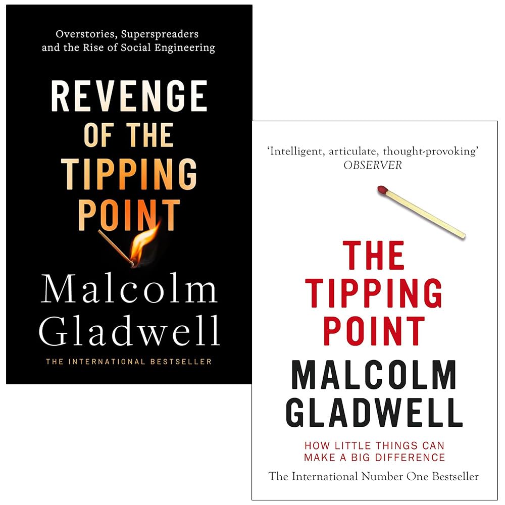 Malcolm Gladwell Collection 2 Books Set (Revenge of the Tipping Point ...