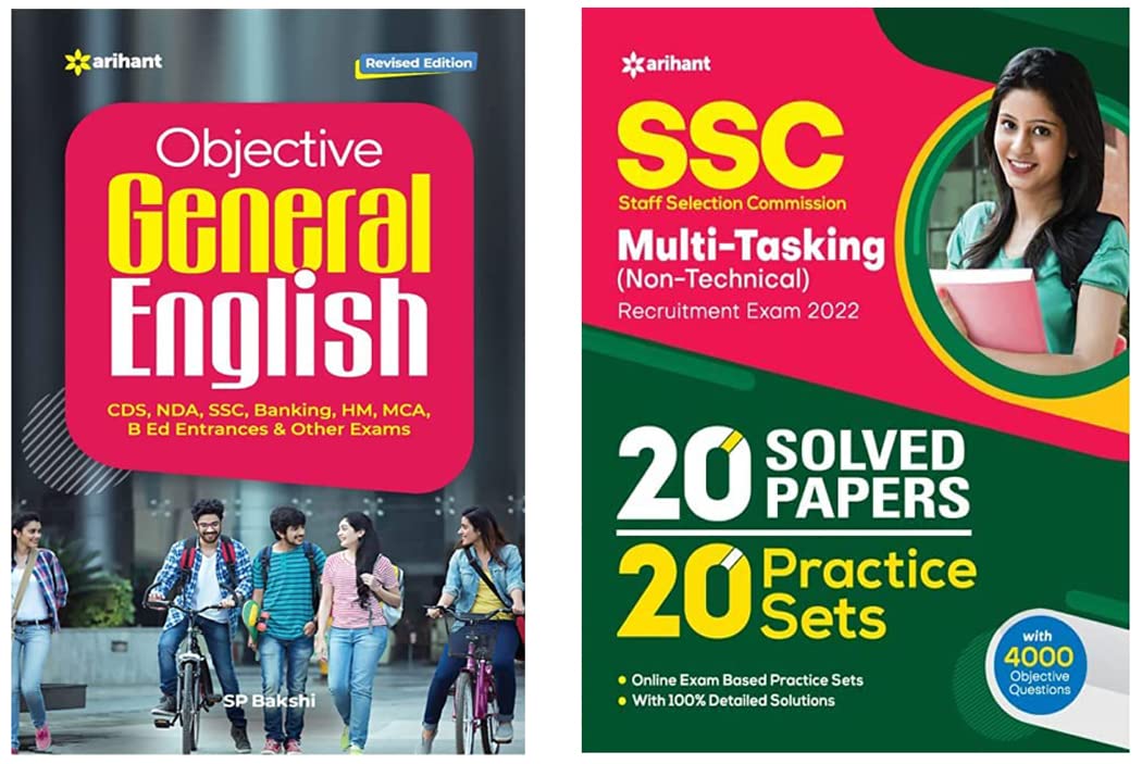 Buy Objective General English & SSC Multi Tasking Non Technical 20 Practice Sets and 20 Solved ...