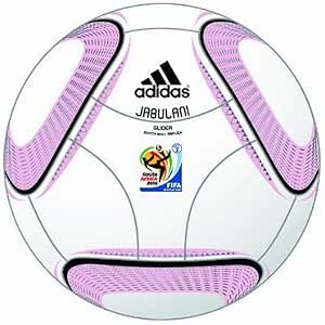 Amazon.com : adidas WC 2010 Glider Soccer Ball, White/Diva/Black, 4 ...