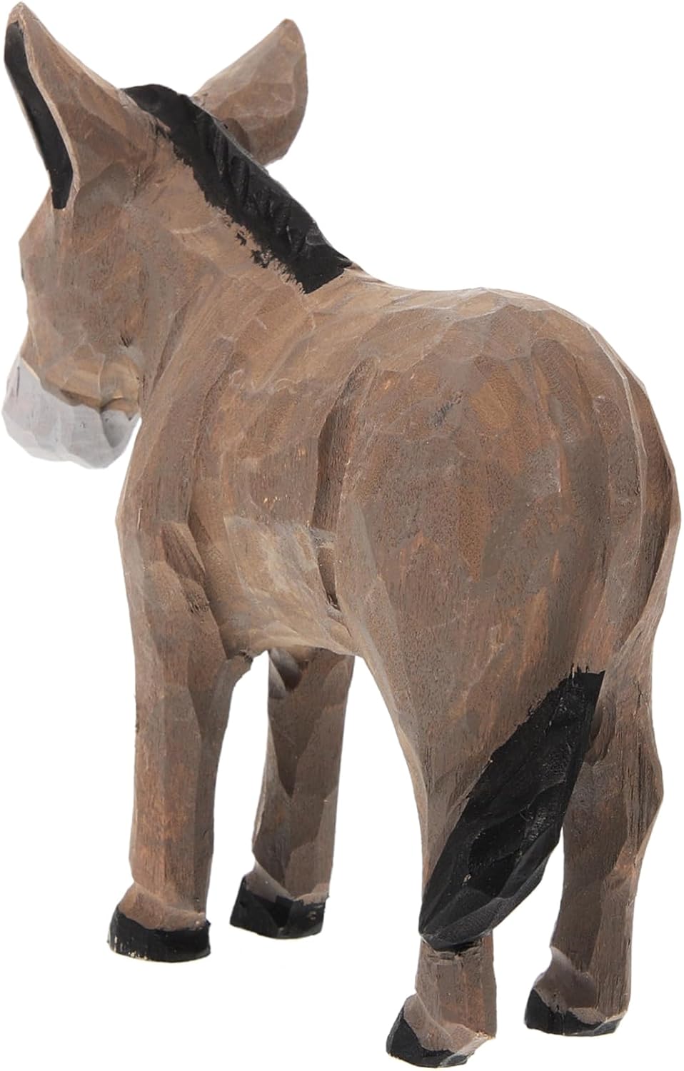 Amazon.com: RUNROTOO Wooden Donkey Ornaments Wooden Carved Donkey ...