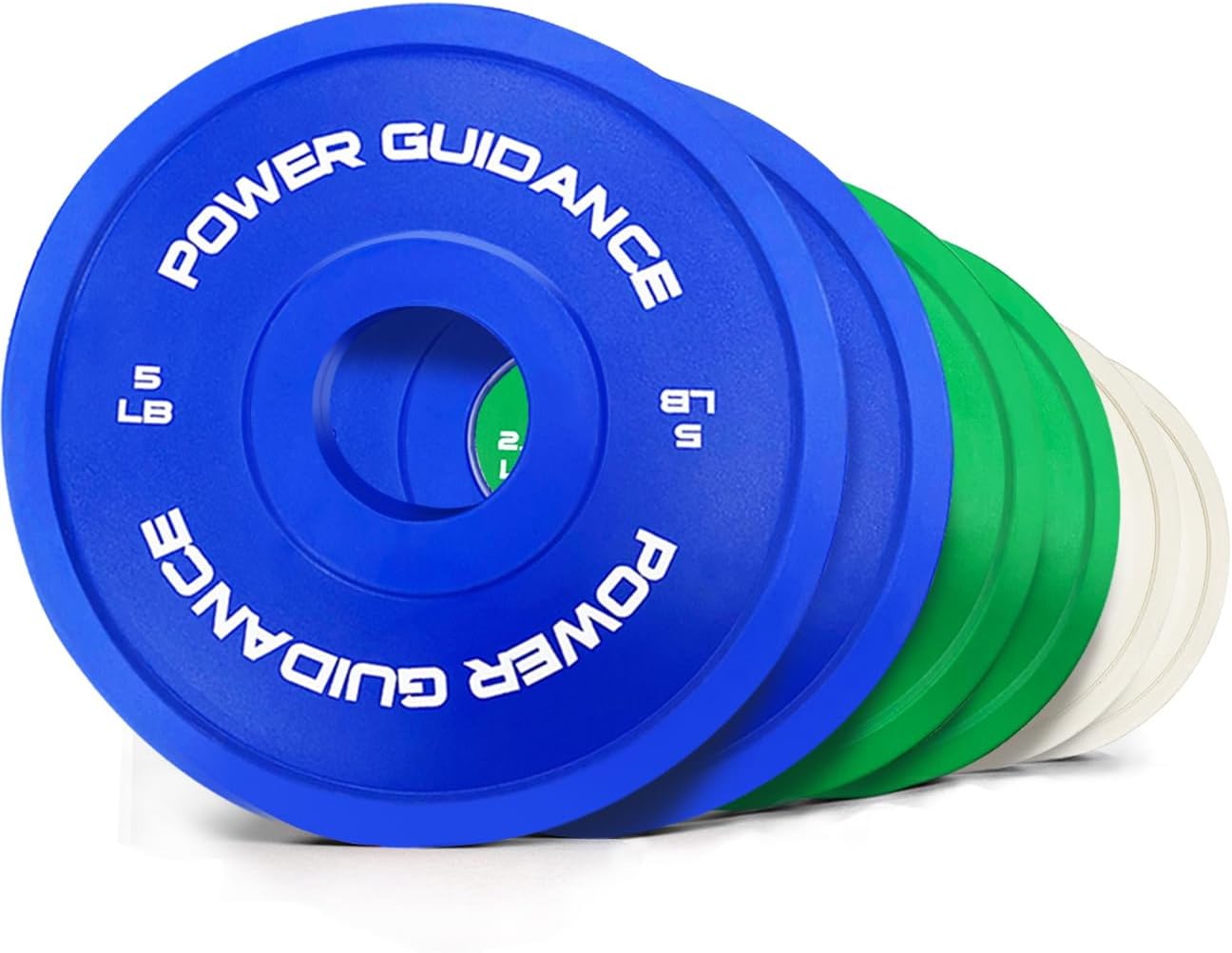 POWER GUIDANCE Change Plates Fractional Weight Plates, 2" Rubber Plates ...