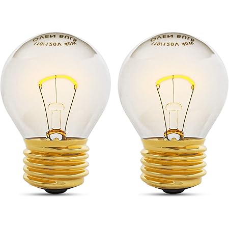 Oven Light Bulbs – 40 Watt Appliance Replacement Bulbs for Oven, Stove ...