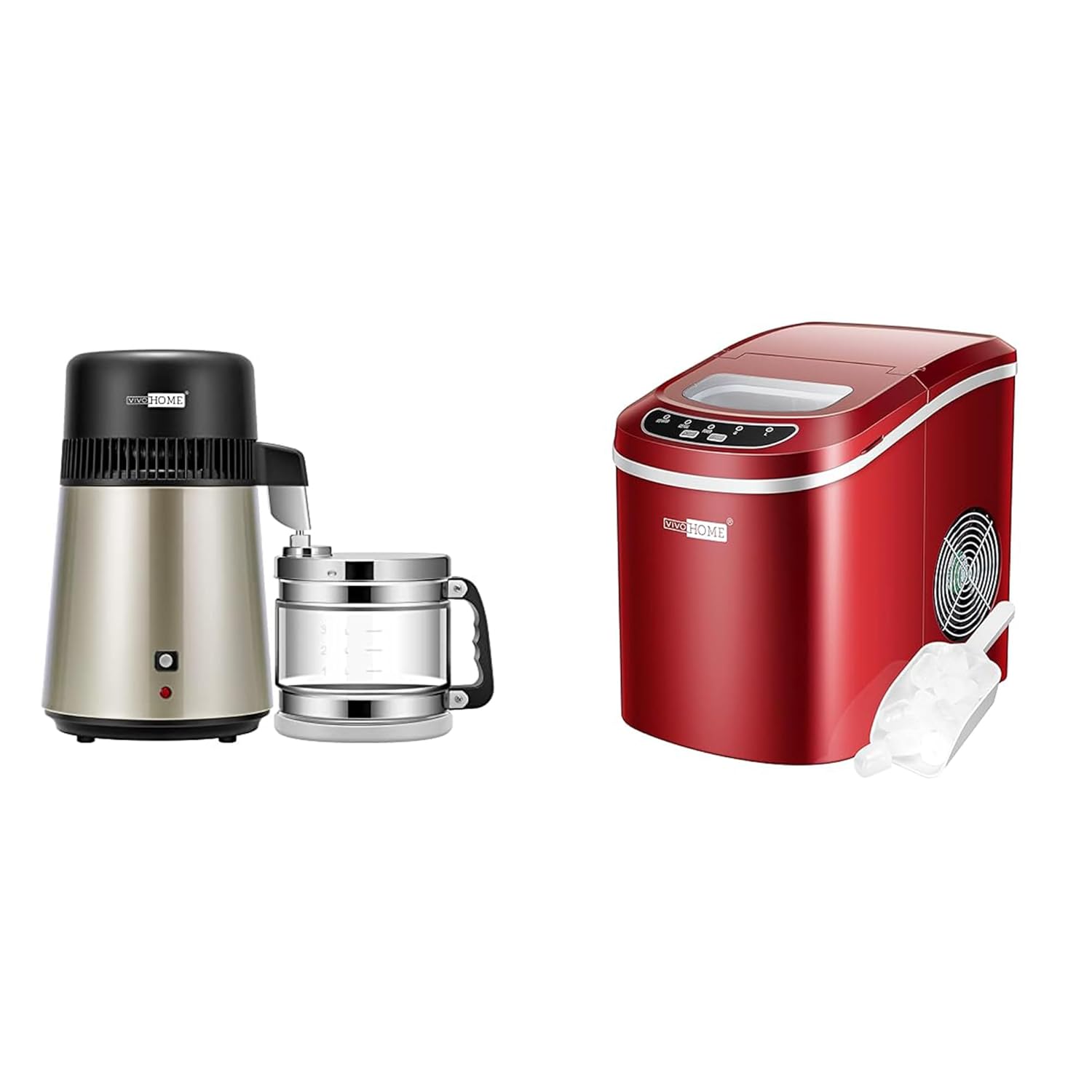 Amazon.com: VIVOHOME Water Distiller Countertop 1.1 Gallon/4L 304 ...