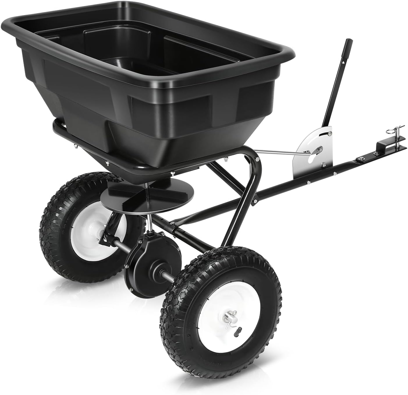 Amazon.com : Auto Dynasty Tow Behind Lawn Garden Broadcast Spreader ...