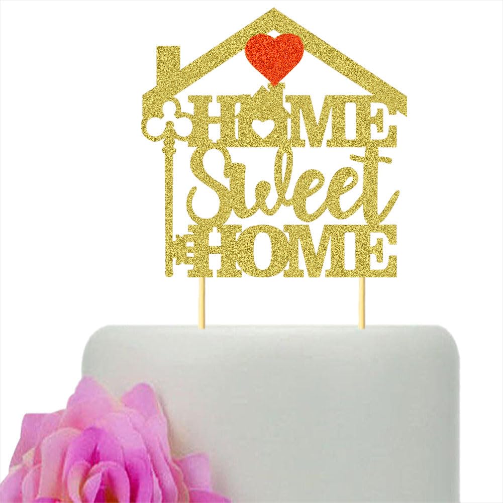 Home Sweet Home Cake Topper, Family Theme Party Cake Decor, House ...