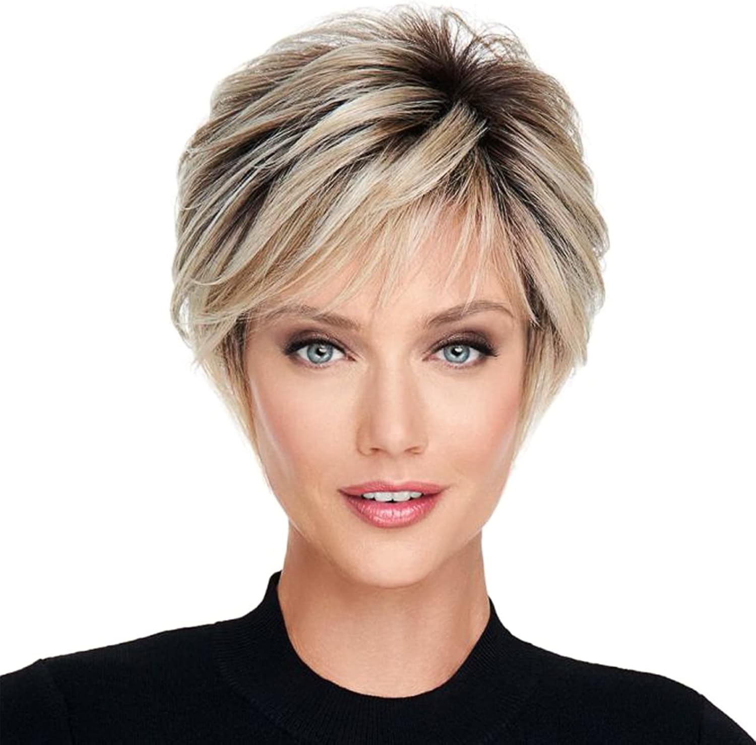 Parrucca Corta Bionda Parrucca Donna Capelli Veri Parrucca Bob Parrucca ...