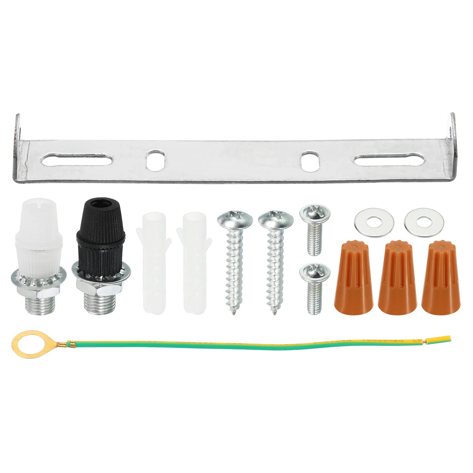 PATIKIL 125mm Ceiling Light Plate Kit, 1 Set Light Fixture Mounting ...