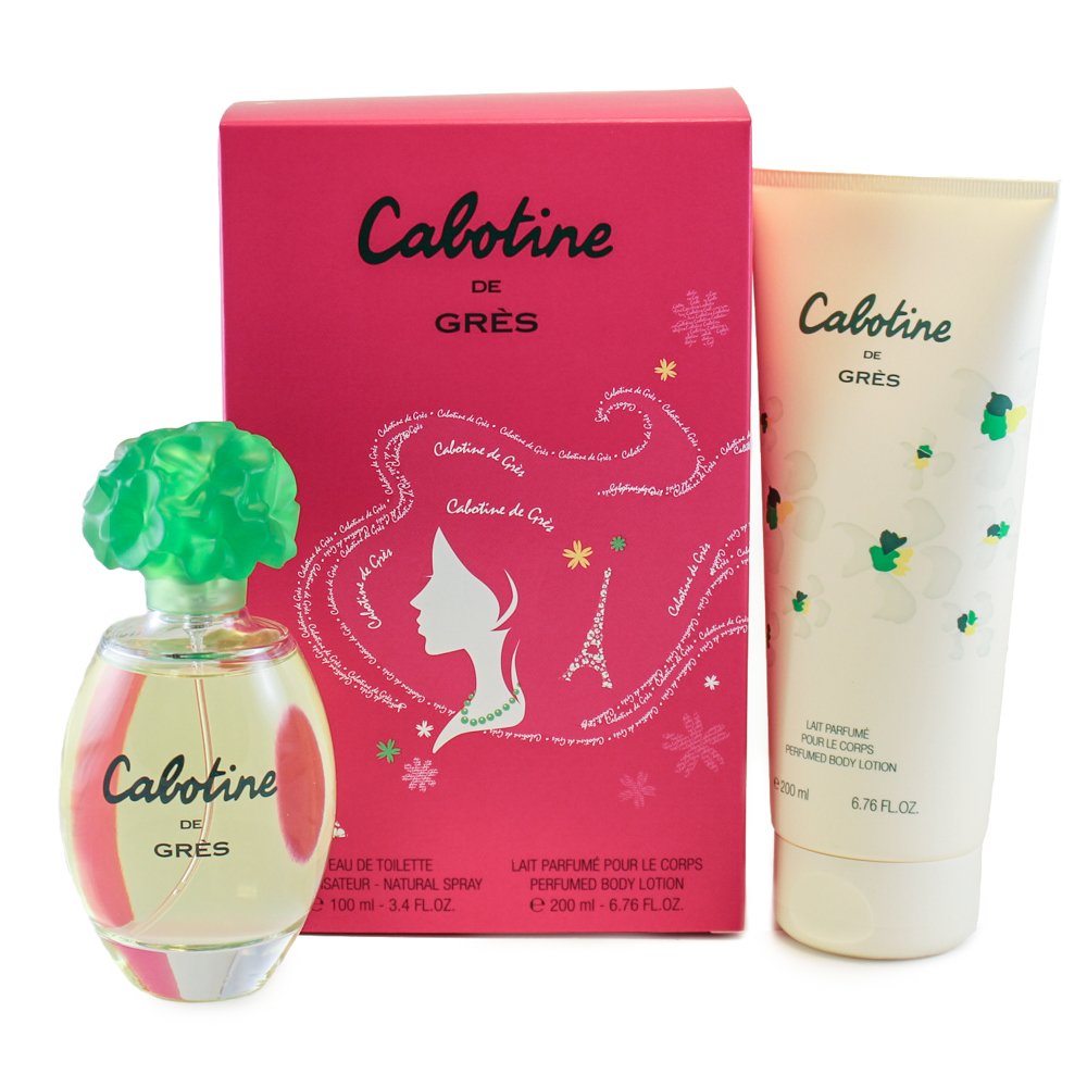 Amazon.com : Cabotine By Parfums Gres For Women. Set-edt Spray 3.4 OZ ...