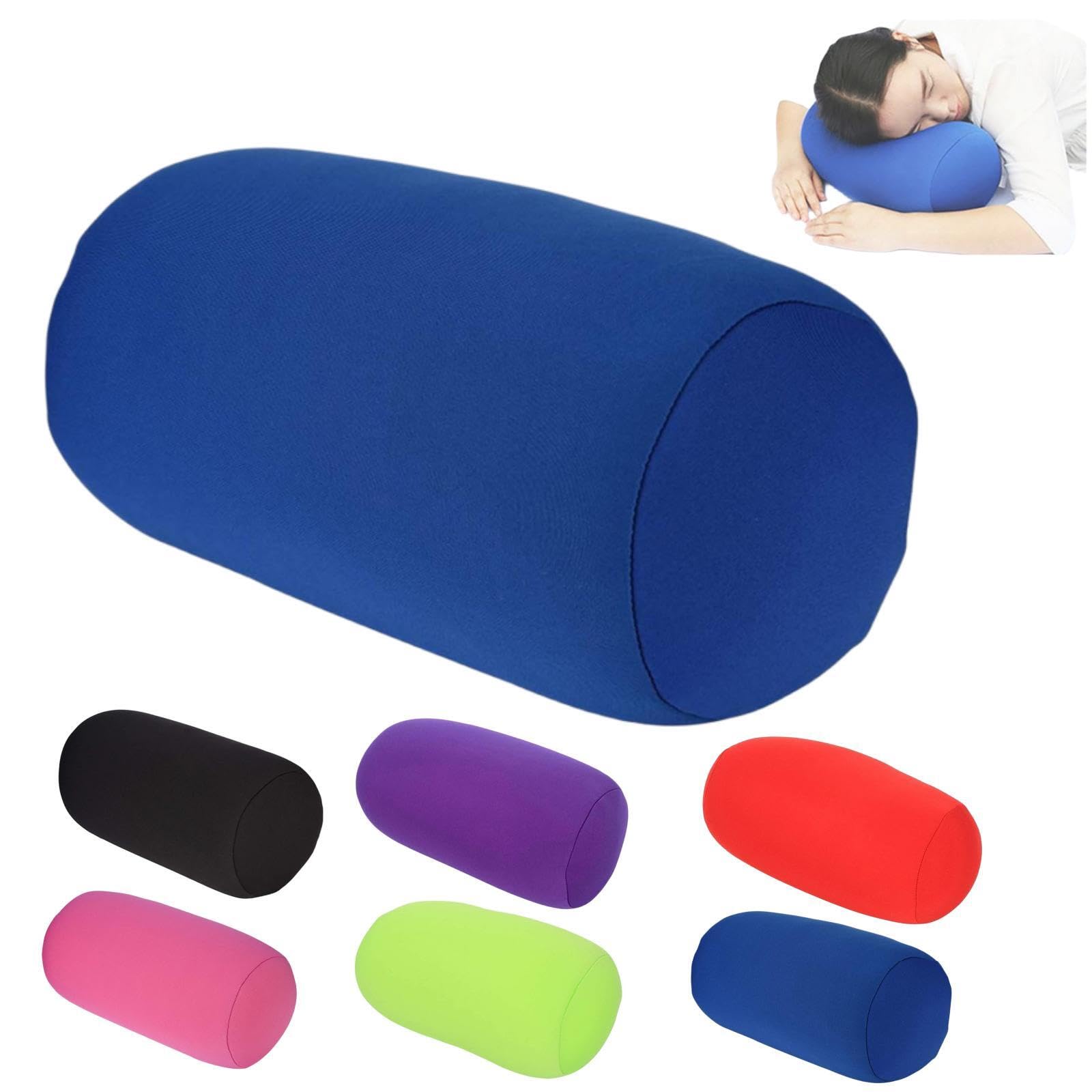 Amazon.com: Fcteap Microbead Bolster Tube Pillow Travel Essentials ...