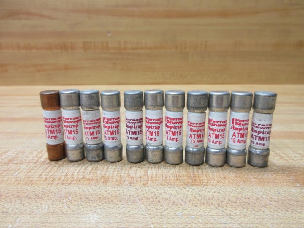 15A Fast Acting Melamine Midget Fuse 600VAC/DC: Amazon.com: Tools ...
