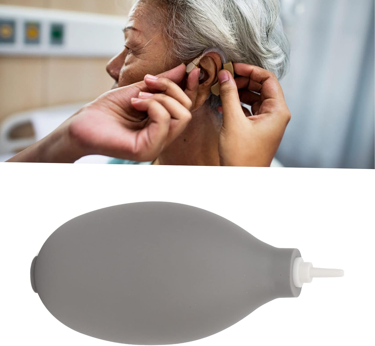 Hearing Amplifier Air Blower Professional Soft Silicone BTE Dust ...