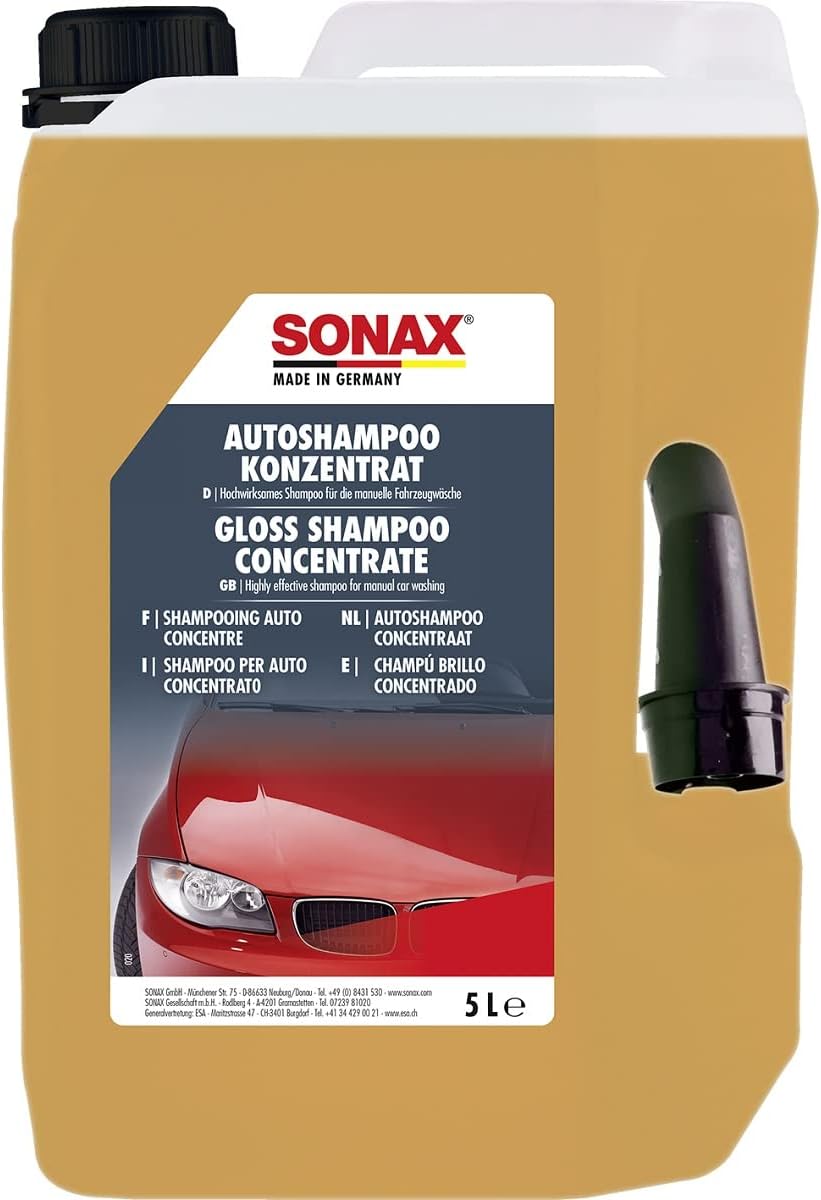 SONAX Car Shampoo, 5Liter,Item-No. 03145000: Buy Online at Best Price ...