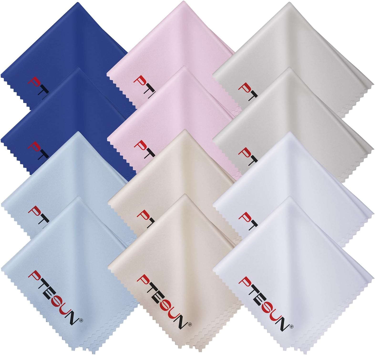 Amazon.com: Care Touch Microfiber Cleaning Cloths, 12pk - Glasses ...