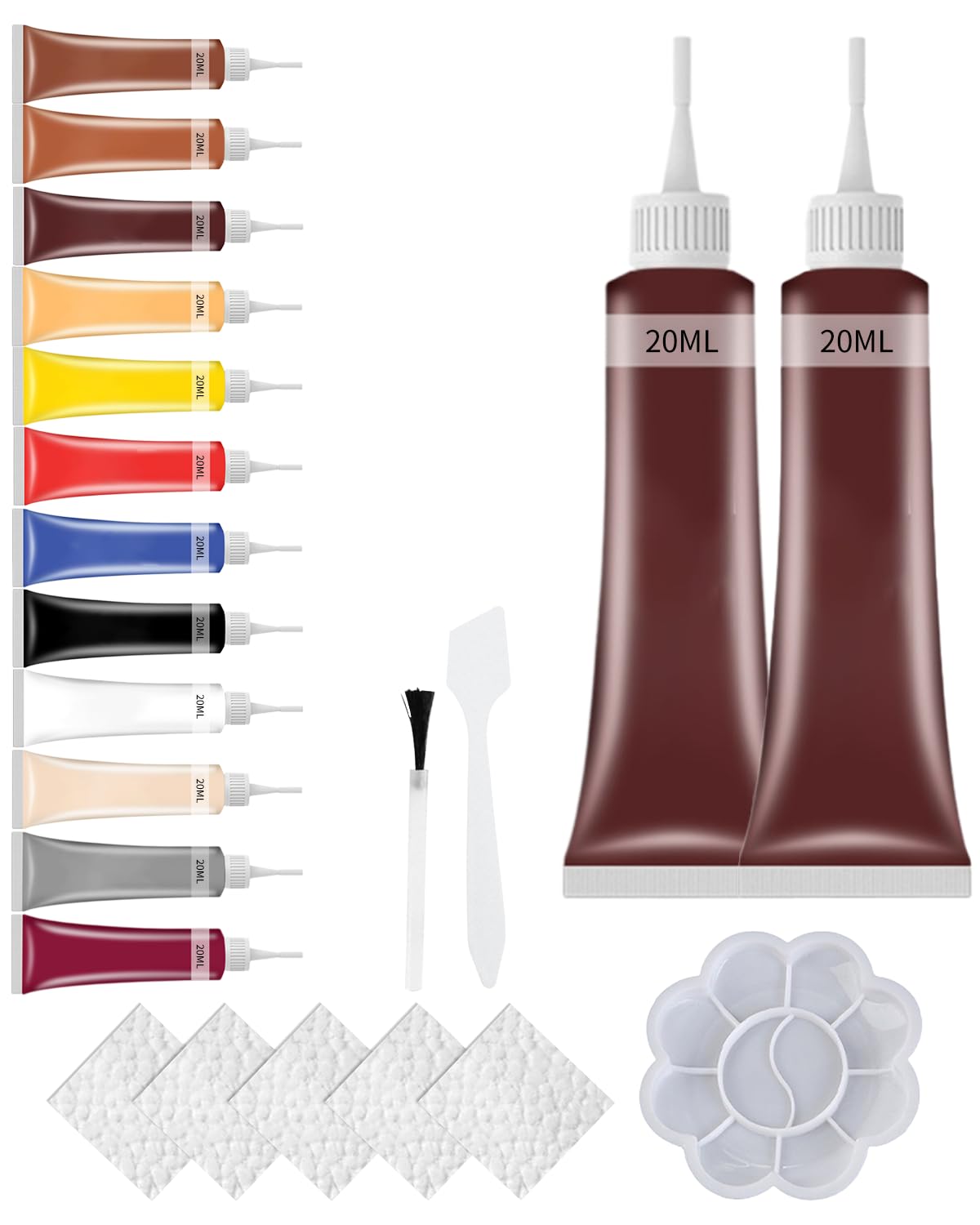 Amazon.com: Advanced Leather Repair Gel, Leather Repair Coloured Cream ...