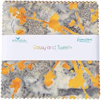 Amazon.com: Expressions Batiks Sassy and Tweet 5" Stacker