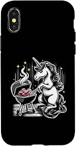 Amazon.com: iPhone X/XS Unicorn Grilling Griller Grill Cook BBQ ...