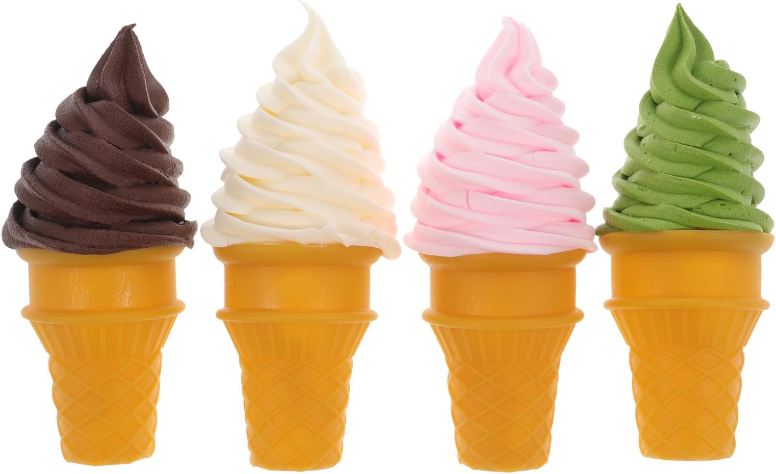 Amazon.com: Angoily 4Pcs Simulated Ice Cream Dessert Showing Props Fake ...