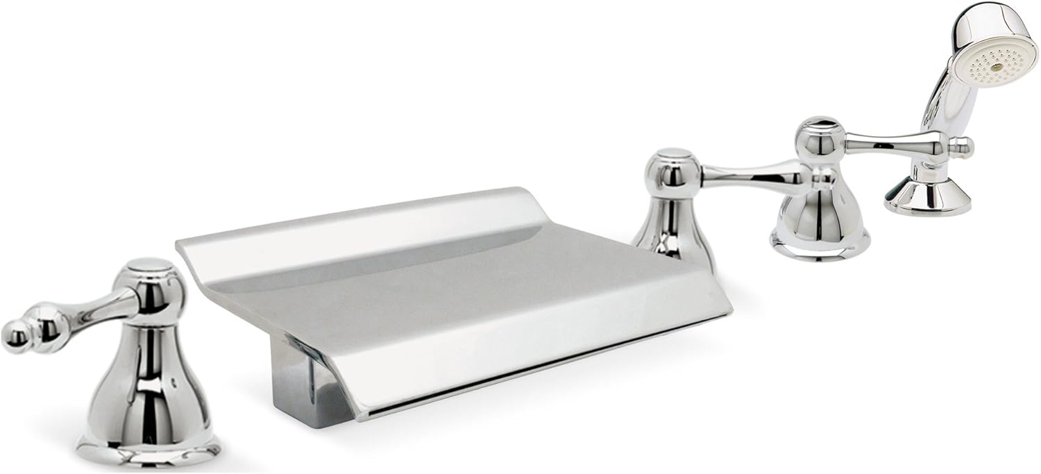 Aquadis Tub Fillers F73 0115 Faucet 5 Piece Roman Bath Chrome - Tub And ...
