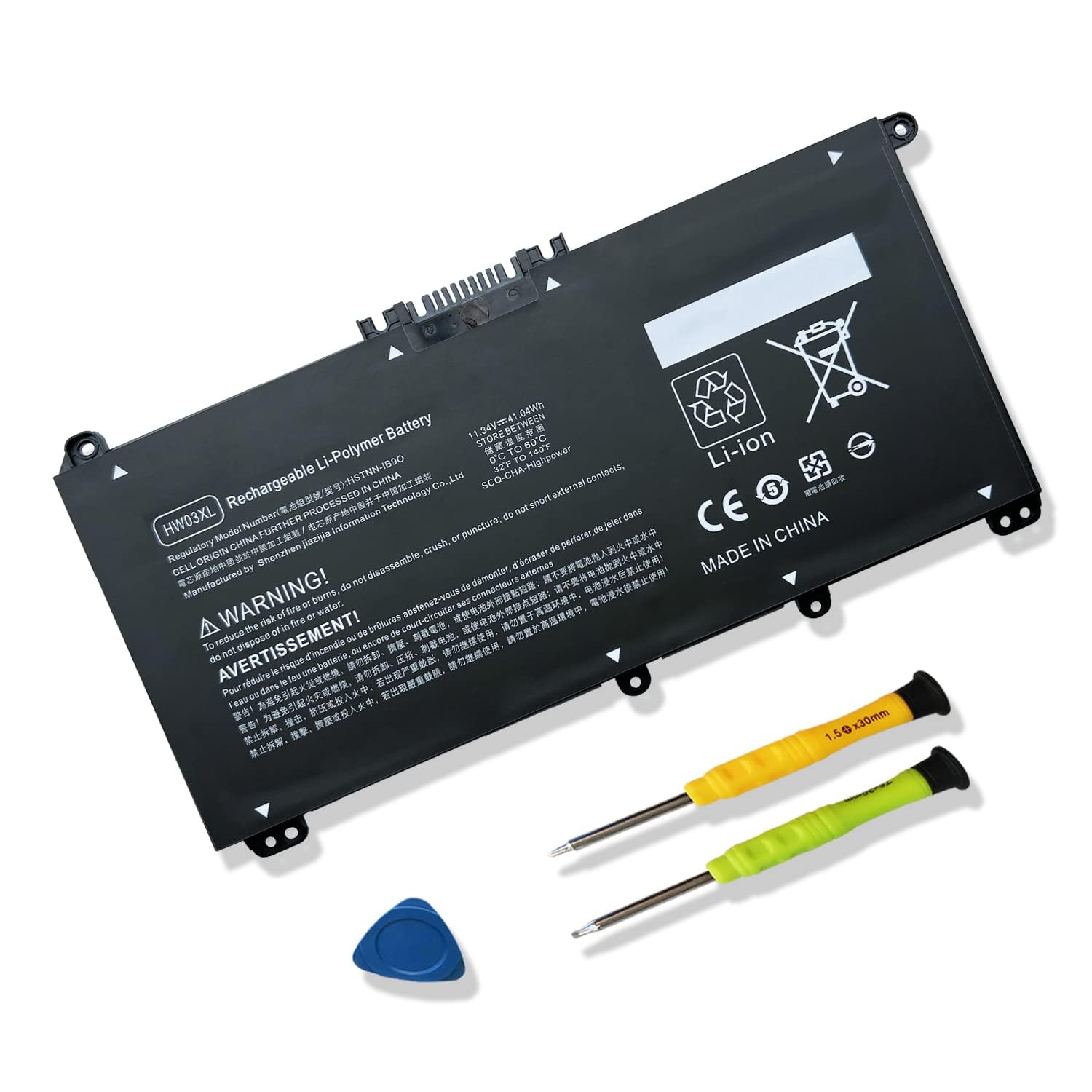 Amazon.com: HW03XL L97300-005 Laptop Battery Replacement for HP ...