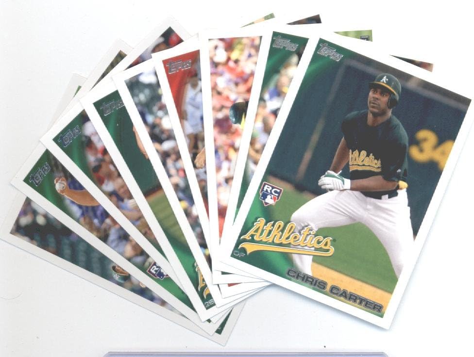 2010 Topps Baseball Cards Oakland Athletics Team Set Update (Series 3 ...