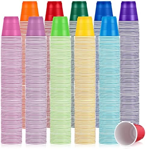 Amazon.com: Eaasty 1000 Pack 3 oz Plastic Cups Bulk Disposable Bathroom ...