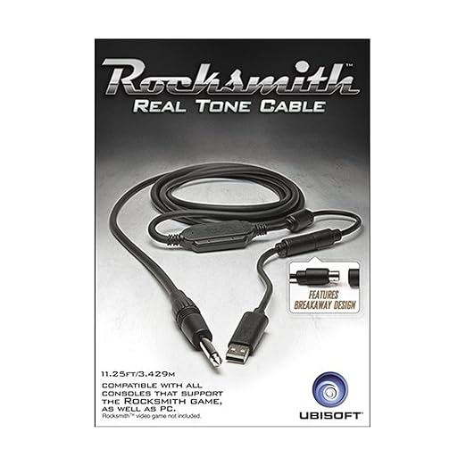 Amazon.com: ROCKSMITH REAL TONE CABLE (WORKS WITH PS3 & XB3) [video ...