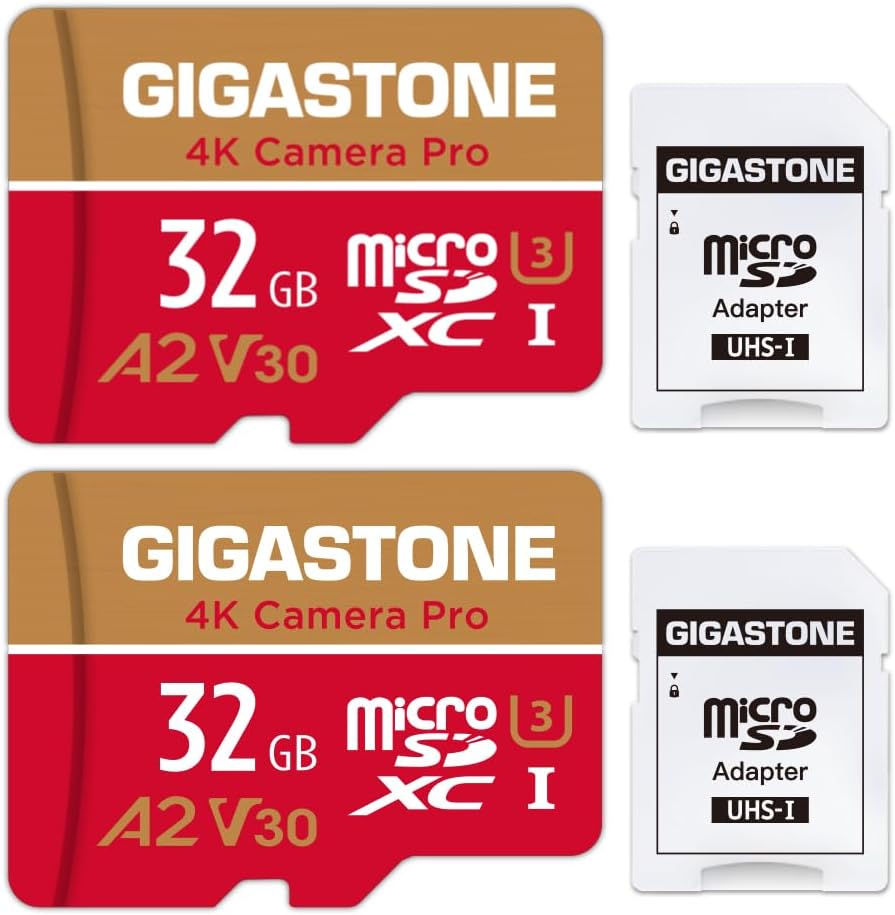 Amazon.com: 2 Pack 32GB Micro SD Card with SD Adapter High Speed Memory ...