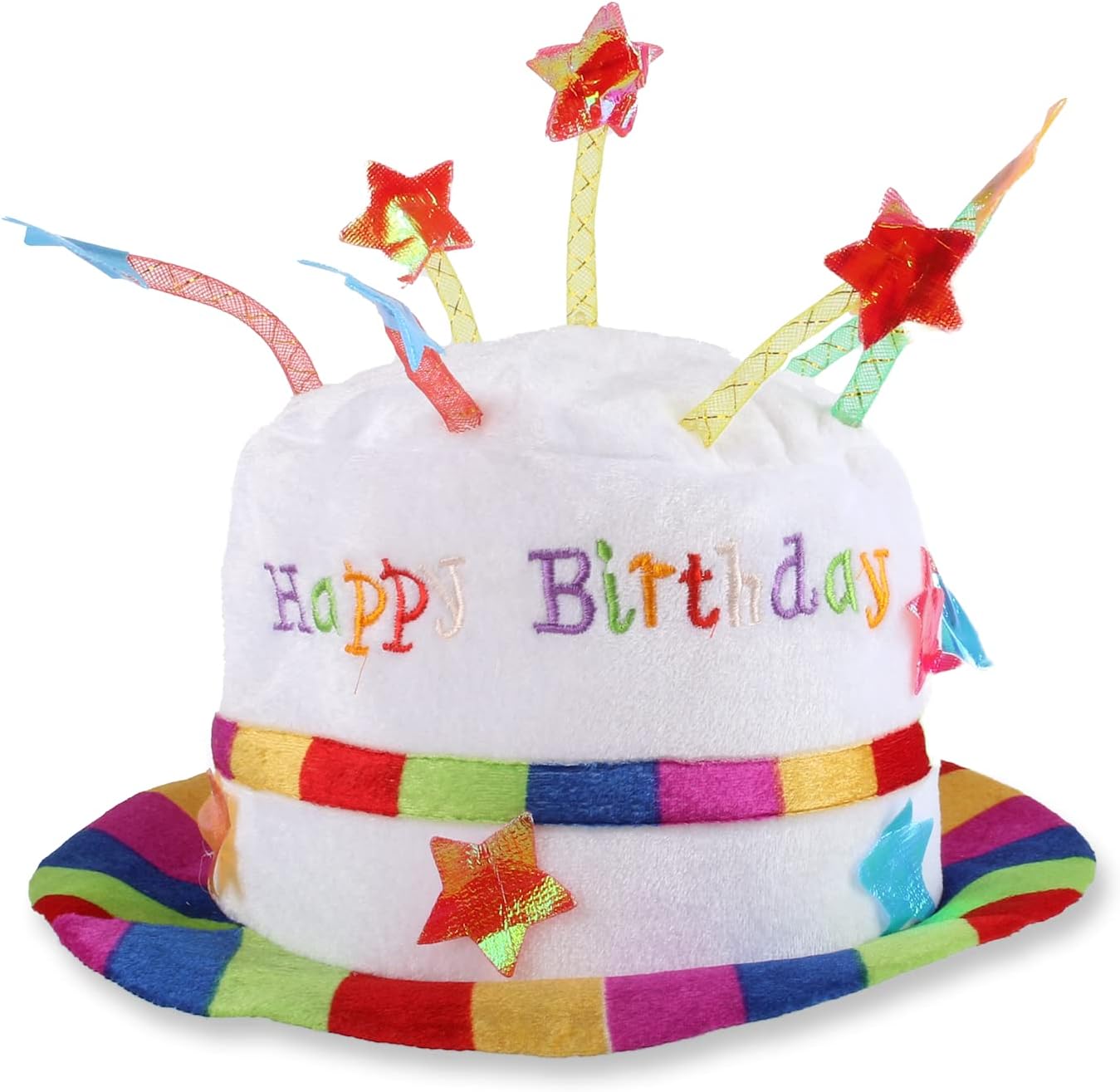 Happy Birthday Hat With Candles - Blue : Amazon.co.uk: Toys & Games