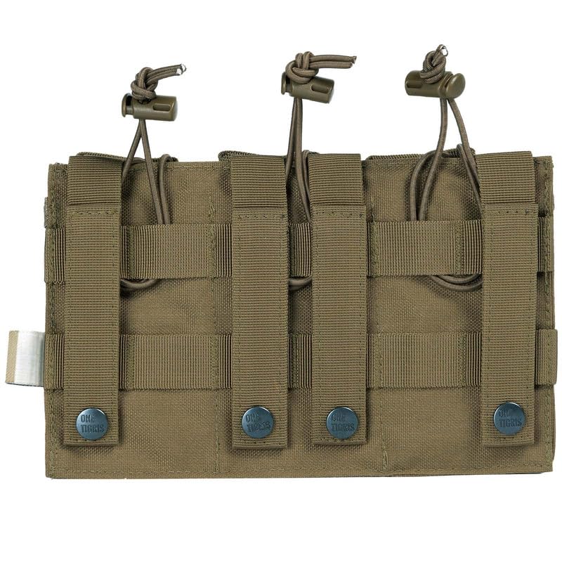 Snapklik.com : Tactical Magazine Pouch, MOLLE Triple Mag Pouches For M4 ...