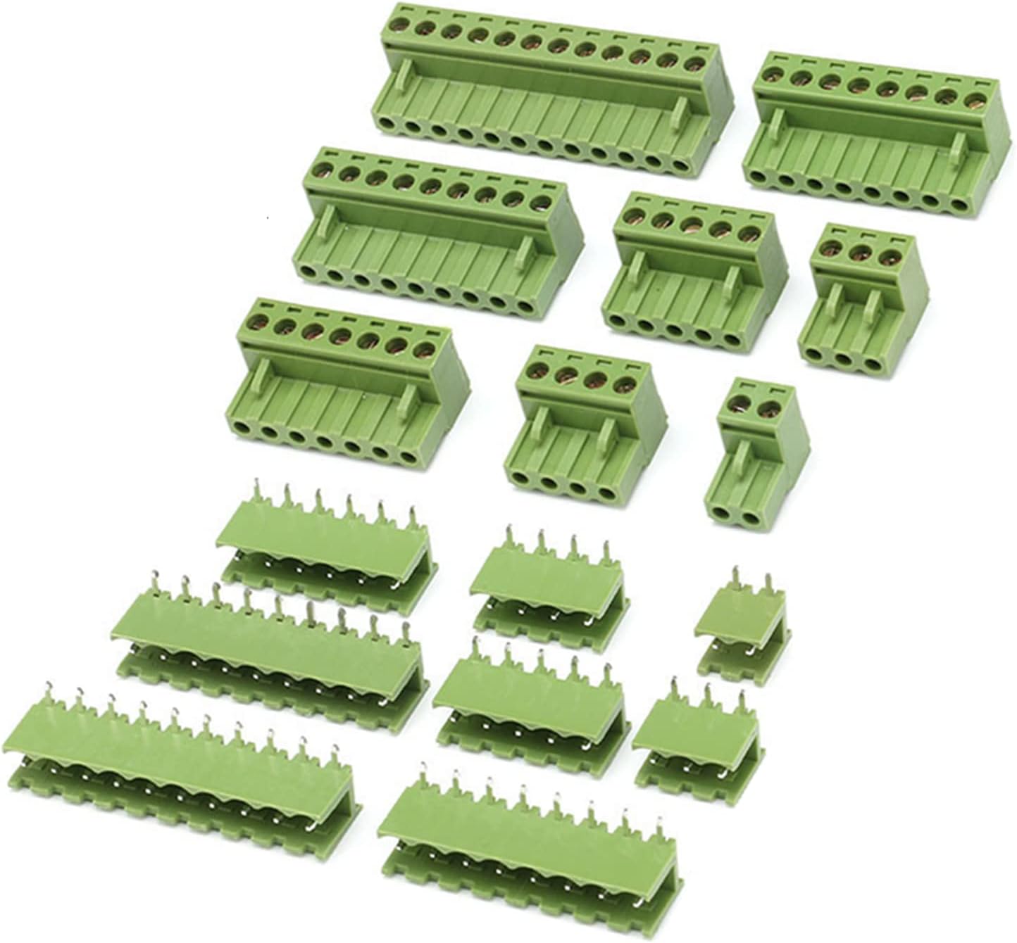 10Pcs 5.08mm Pitch KF2EDGK 2Pin 90 Degrees Right Angle Plug-in PCB ...