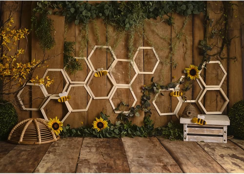 Amazon.com: Kate 7x5ft Sweet as Can Bee Backdrops for Photography ...