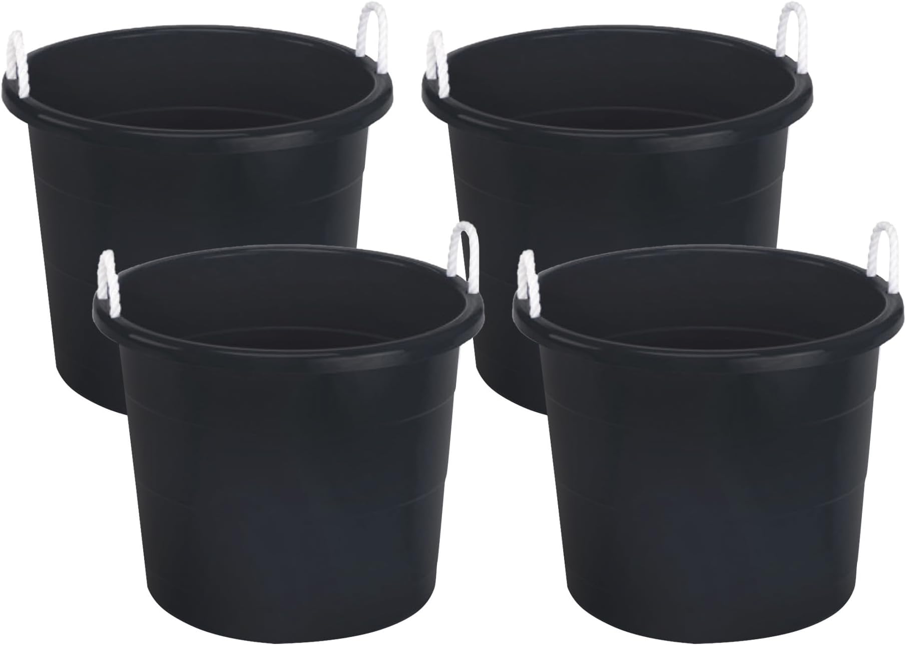 Amazon.com: Tuff Stuff Products F12-BK Large 12 Gallon Plastic Outdoor ...